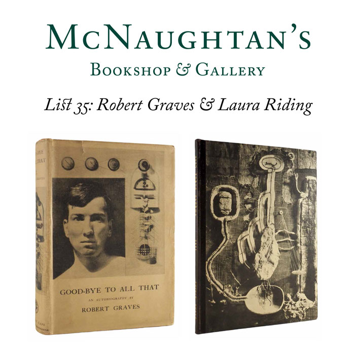 List 35: Robert Graves & Laura Riding – McNaughtan's Bookshop & Gallery